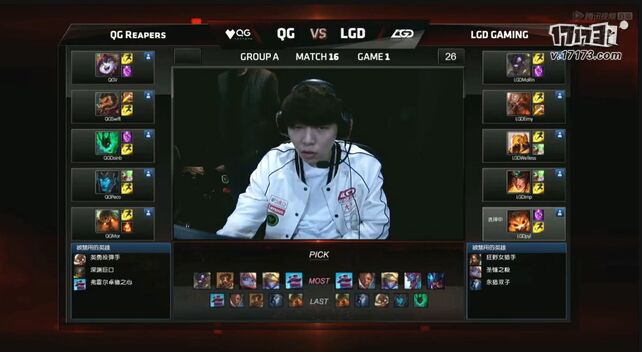 2016LPL春季赛第八周 LGD vs QG _游戏八爪_17173视频